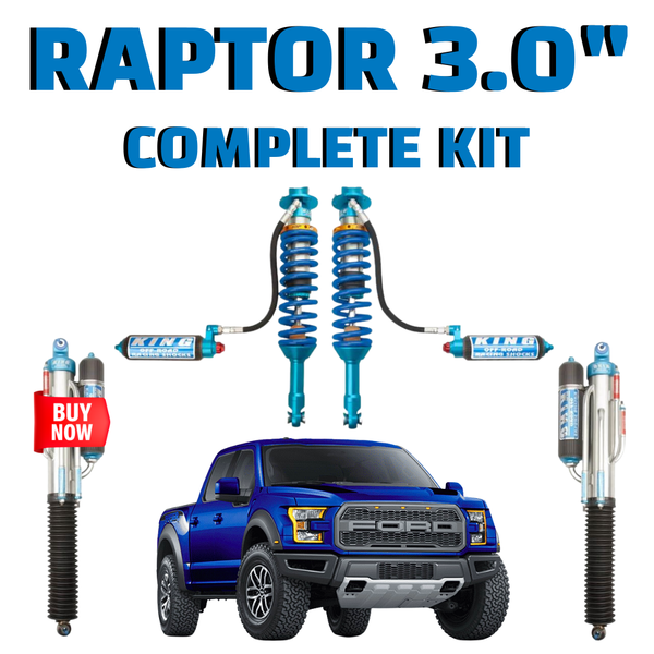FORD RAPTOR F-150 - KING COILOVER SETUP 3.0" - KINGRAP-01 | Xtreme 4x4