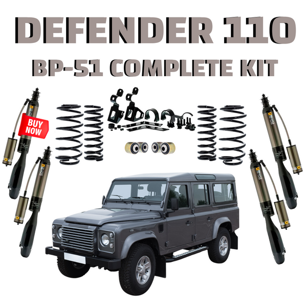 DEFENDER 110 LONG TRAVEL - BP-51 FULL SUSPENSION KIT - BPDEF-01 ...