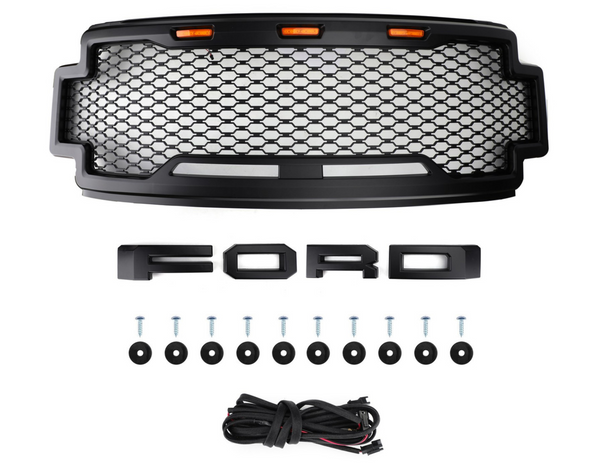 FORD F-250 F-350 F-450 - SUPER DUTY RAPTOR STYLE GRILLE GRILL ...