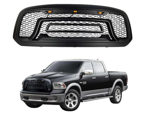 DODGE RAM 1500 - FRONT PRO GRILLE 2013-2017 - (XHPPRAM-100) | Xtreme 4x4
