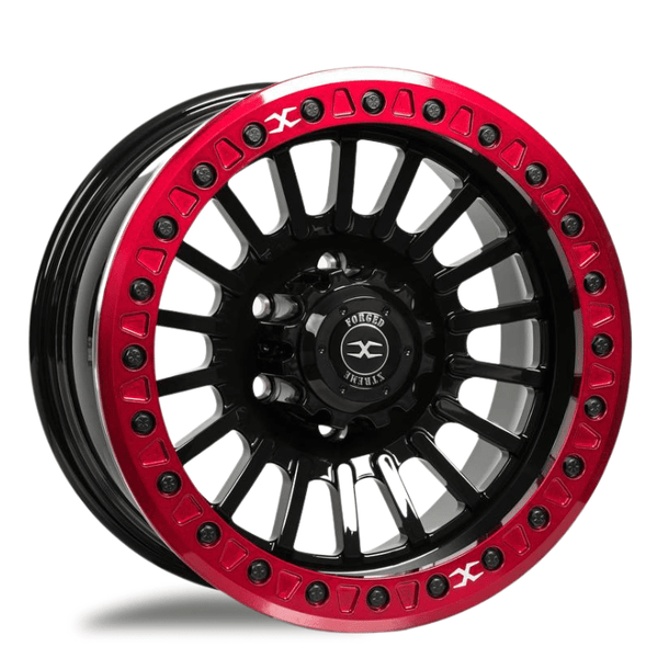 PATROL Y61-Y62/FJ CRUISER - FORGED BEADLOCK IN GLOSS BLACK/RED RING ...